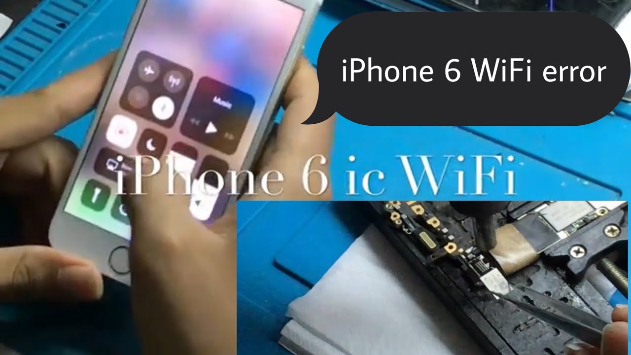 How to Repair IPHONE 6 WiFi iC solutions - YouTube