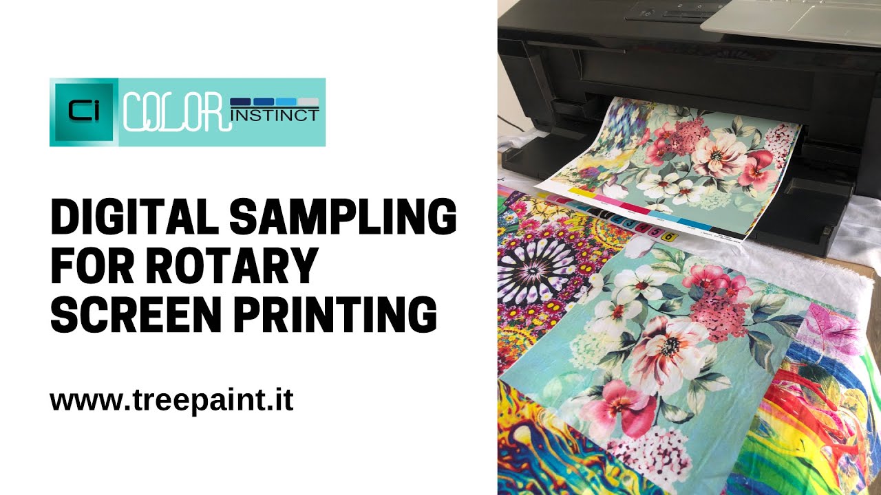 DIGITAL SAMPLING FOR ROTARY SCREEN PRINTING! - YouTube