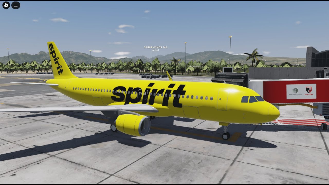 Project Flight | Spirit Airlines ️ Airbus A320 | Full Flight Larnaca ...