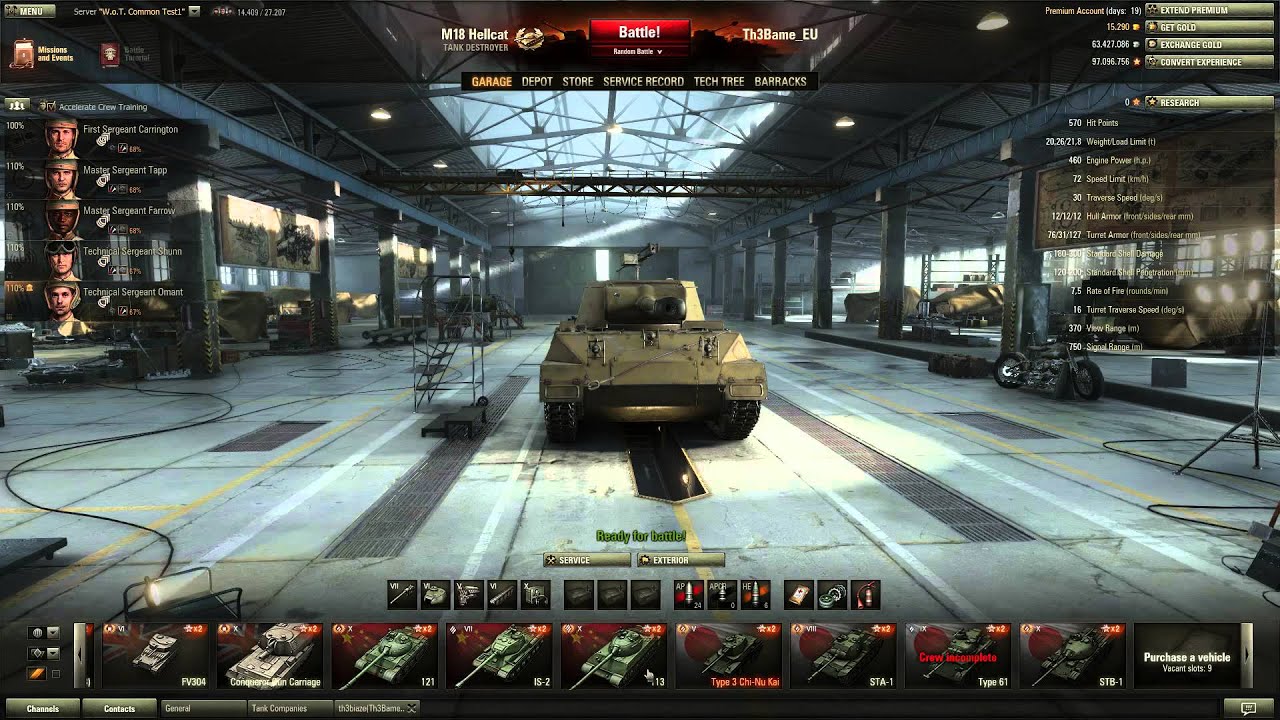 World of Tanks Test Server Update 9.1 - Quicklook [HD|Vorschau|Deutsch ...