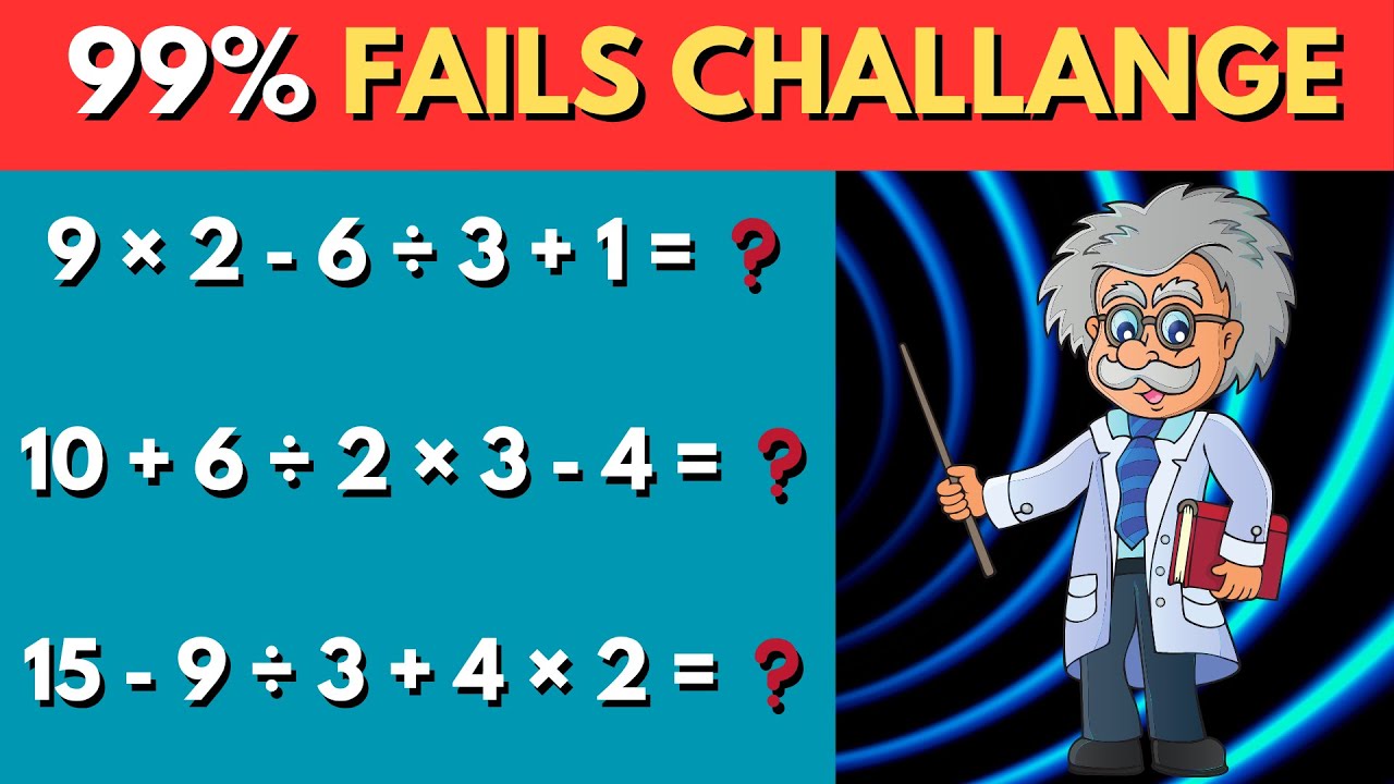 Only Smart Minds Can Solve This Tricky BODMAS Math Puzzle | Brain ...