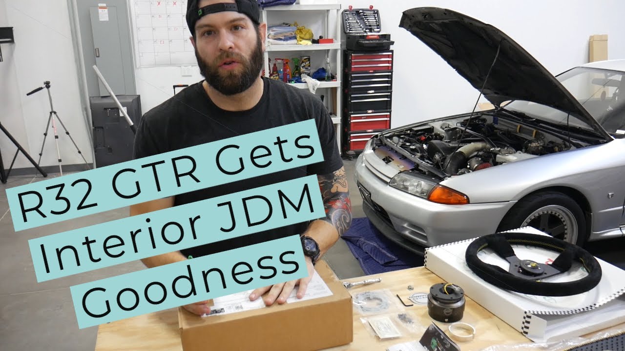 R32 GTR Project Continues with JDM Goodness for the Interior - YouTube