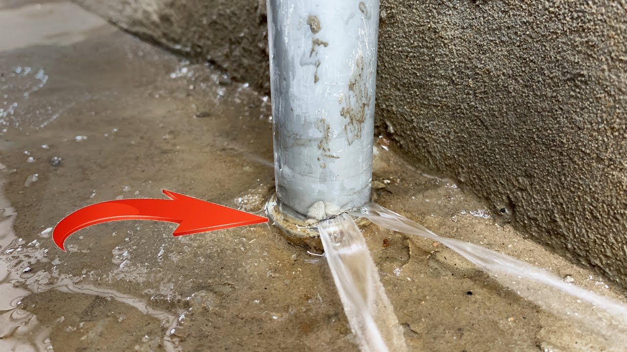 Connect The Plastic Pipe To The Soft Pipe With Plumbing Tools - YouTube