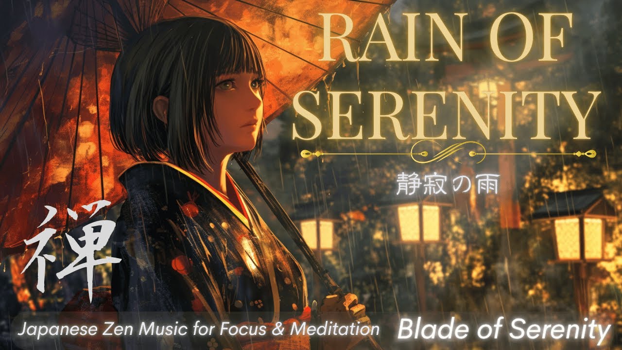 【BGM】Rain of Serenity || Japanese Zen Rain Music for Reflection ...