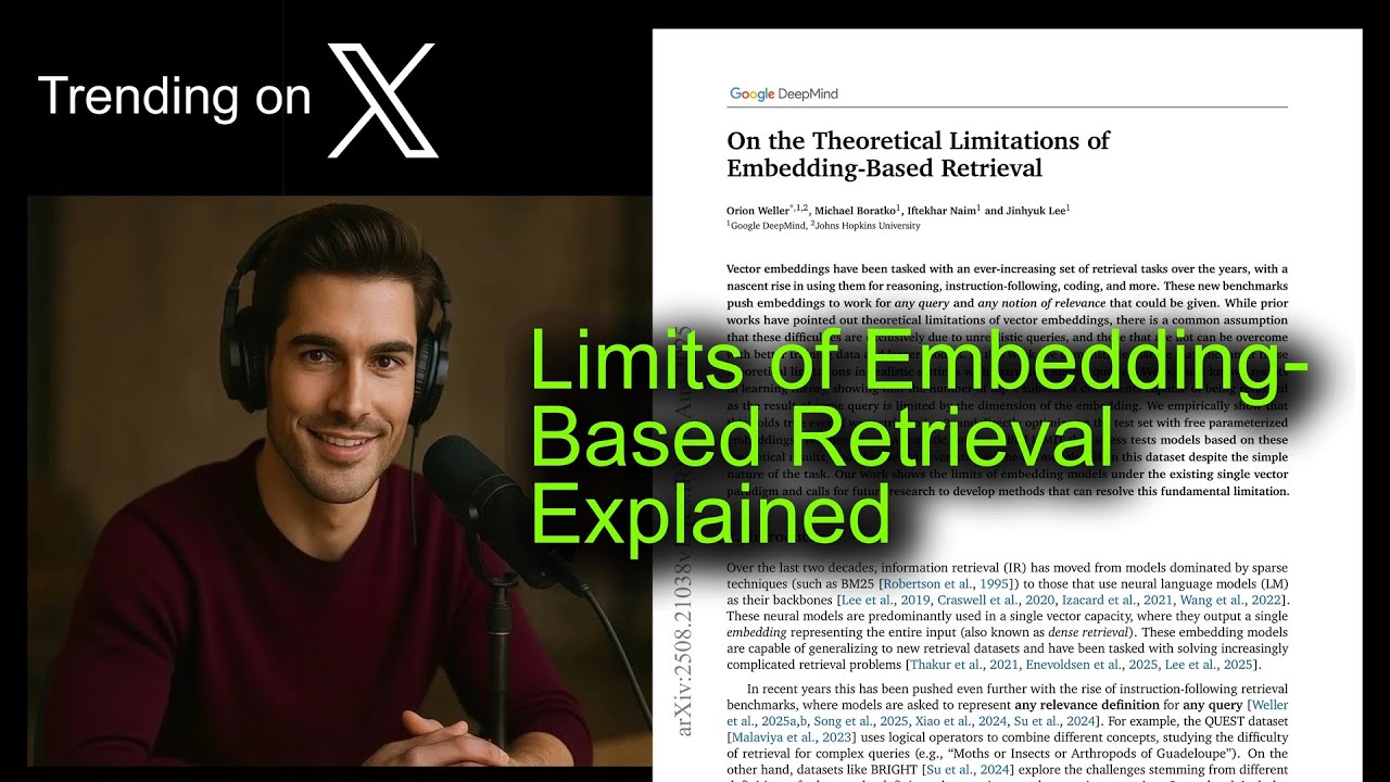 Limits of Embedding-Based Retrieval Explained - YouTube