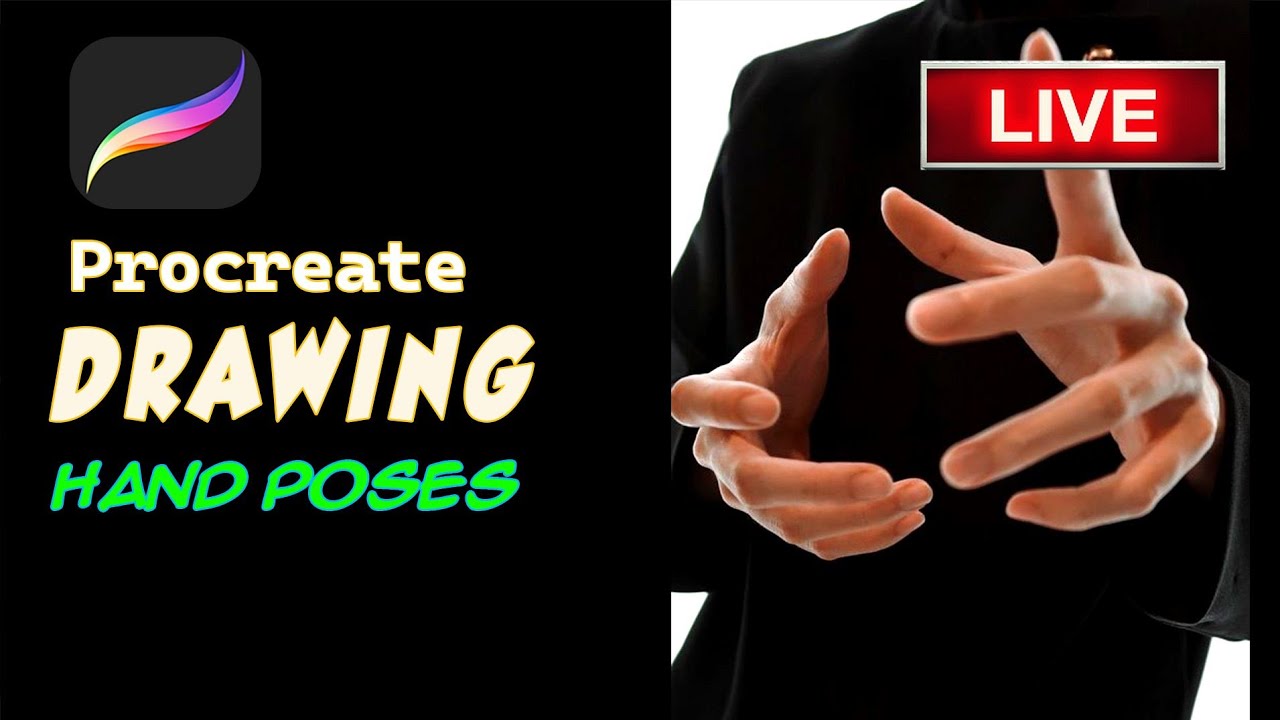 🔴 Live Drawing with me 😍 Hand and Feet Poses - YouTube