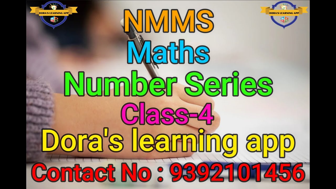 Nmms Maths Number Series Class 4 Youtube 5217