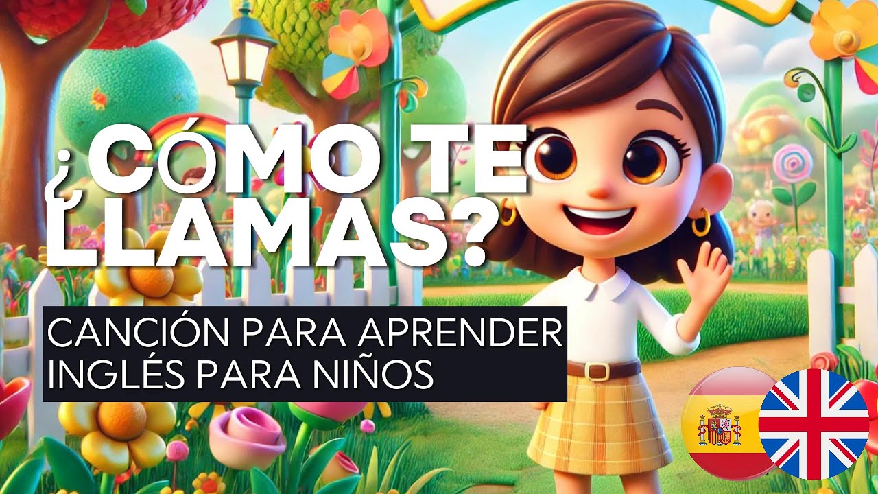 ¿Cómo Te Llamas? | Fun Bilingual Song for Kids | Learn Spanish ...