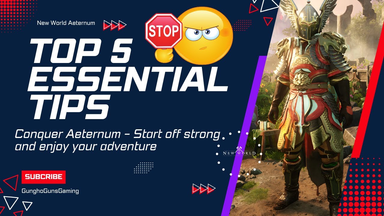 New World: 5 MUST-KNOW Tips for Beginners! 🚀 (Start STRONG in Aeternum ...
