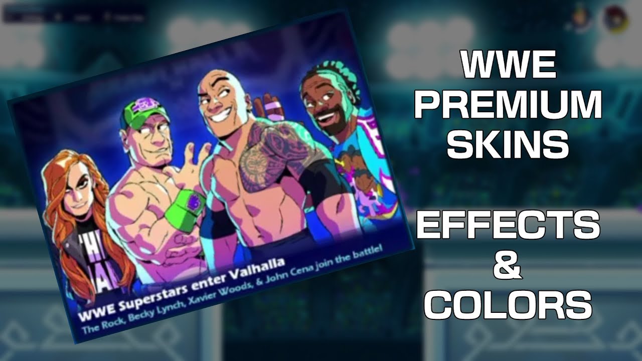 Brawlhalla - WWE Premium Crossover Skins - Signature Effects & Colors ...