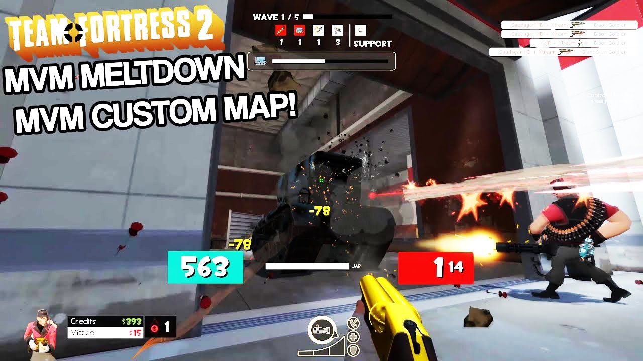 Team Fortress 2 Man VS Machine (MvM) Custom Map - YouTube