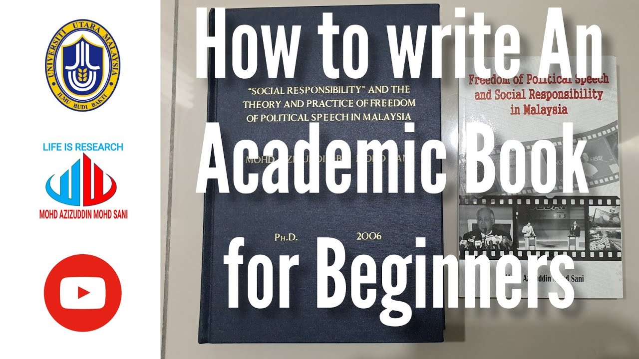 6 Strategies how to Write An Academic Book For Beginners - YouTube