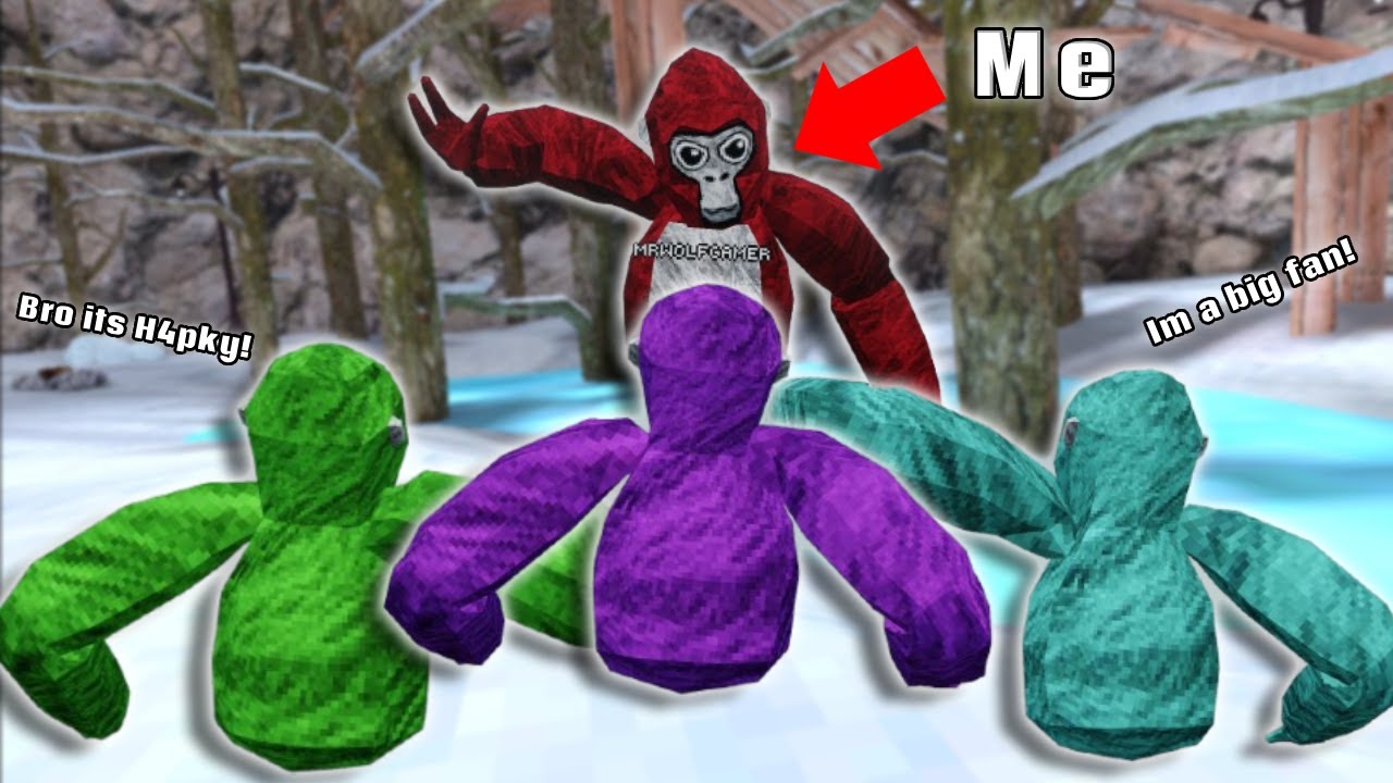 Destroying Comp Lobbies In Gorilla Tag (They Thought I Was H4pky) - YouTube