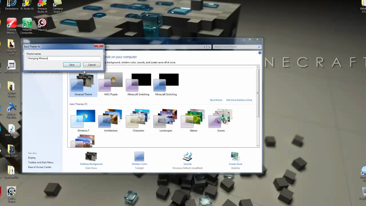 How to get your desktop picture to change colour - YouTube