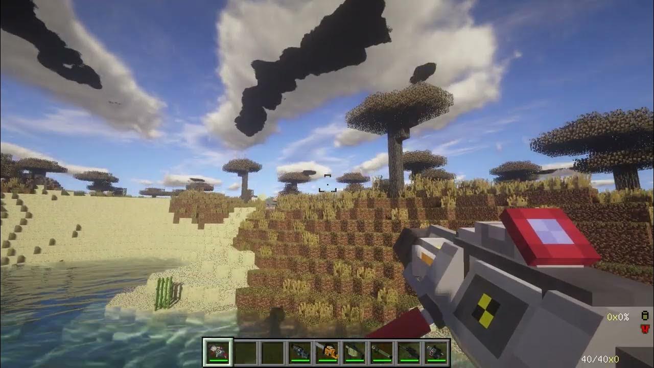 МАЙНКРАФТ Minecraft Tech guns - YouTube