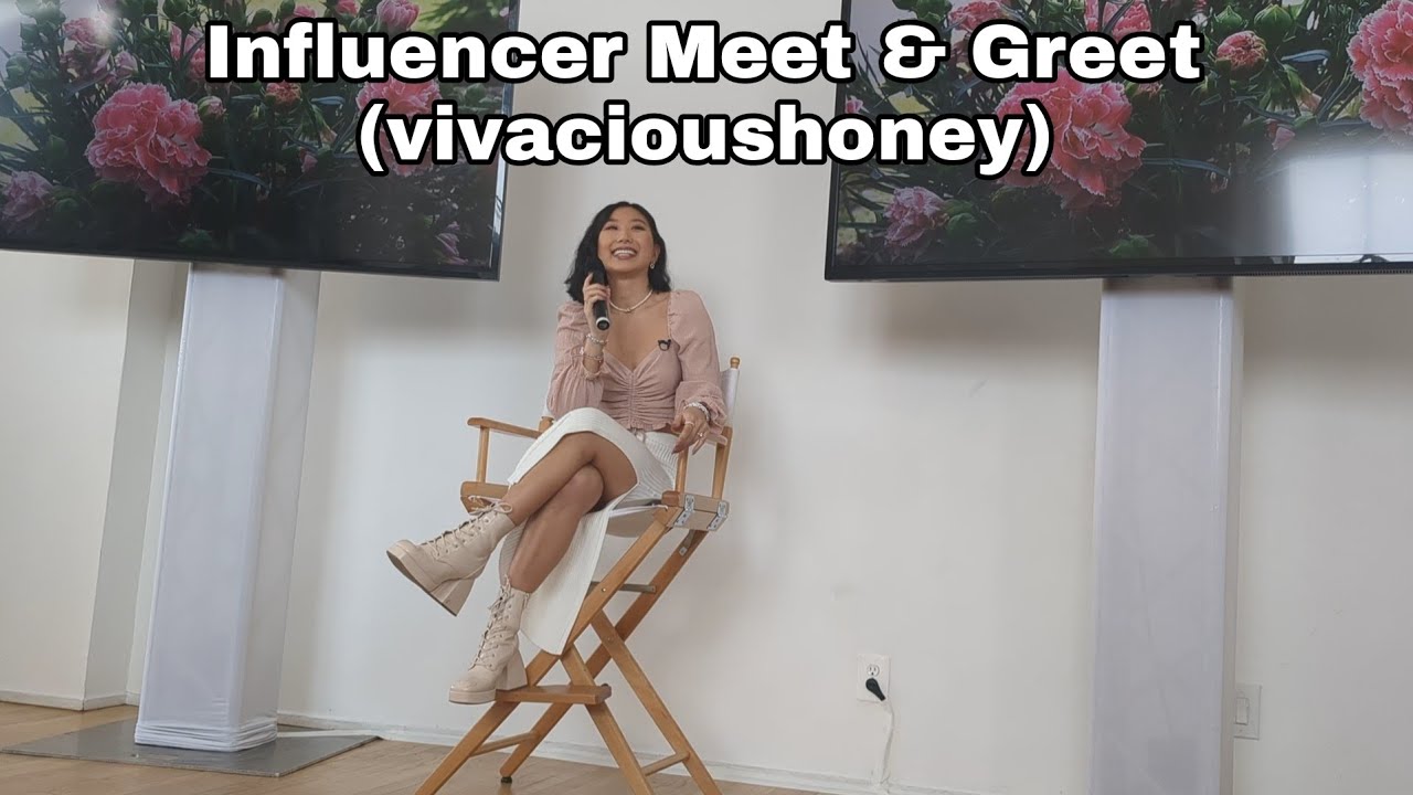 Influencer Meet and Greet with vivacioushoney AKA Vanessa 😍 - YouTube