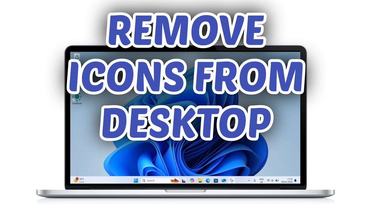 How to Remove Icons from Desktop in Windows without Deleting It - YouTube