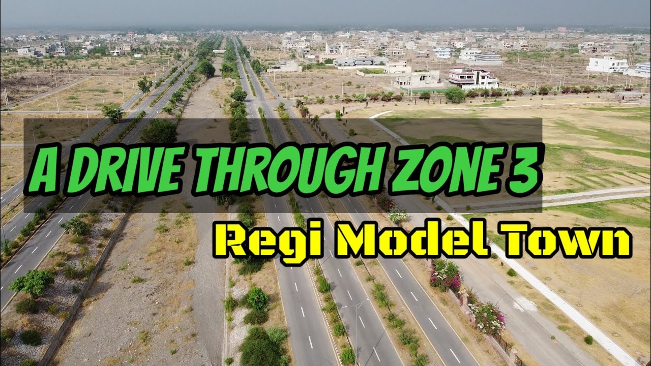 Zone 3 Regi Model Town Peshawar Drive Through | Street View of Regi ...