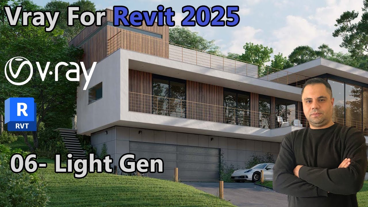 V ray for Revit- Light Gen - YouTube
