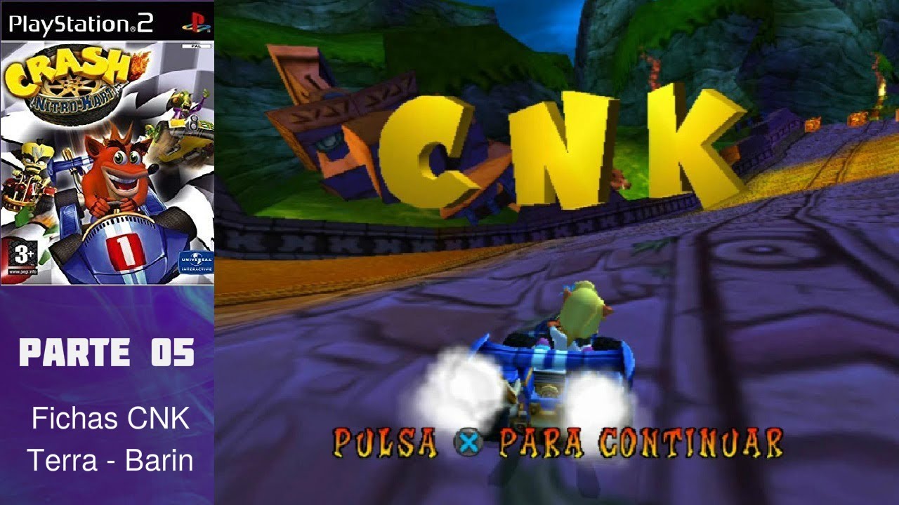 Crash Nitro Kart (PS2) (Español) (101%) - Parte 05: Fichas CNK - Terra ...