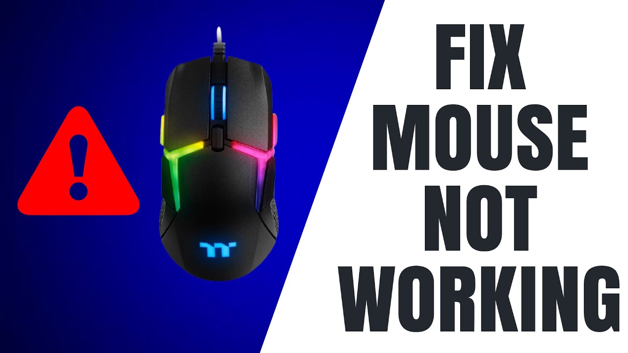 How to Fix Windows 11 Mouse not working, Mouse Not Working Can't Click ...