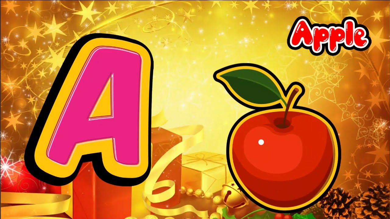 Christmas ABC Phonics Song for Kids | Learn ABC Alphabet for Children ...