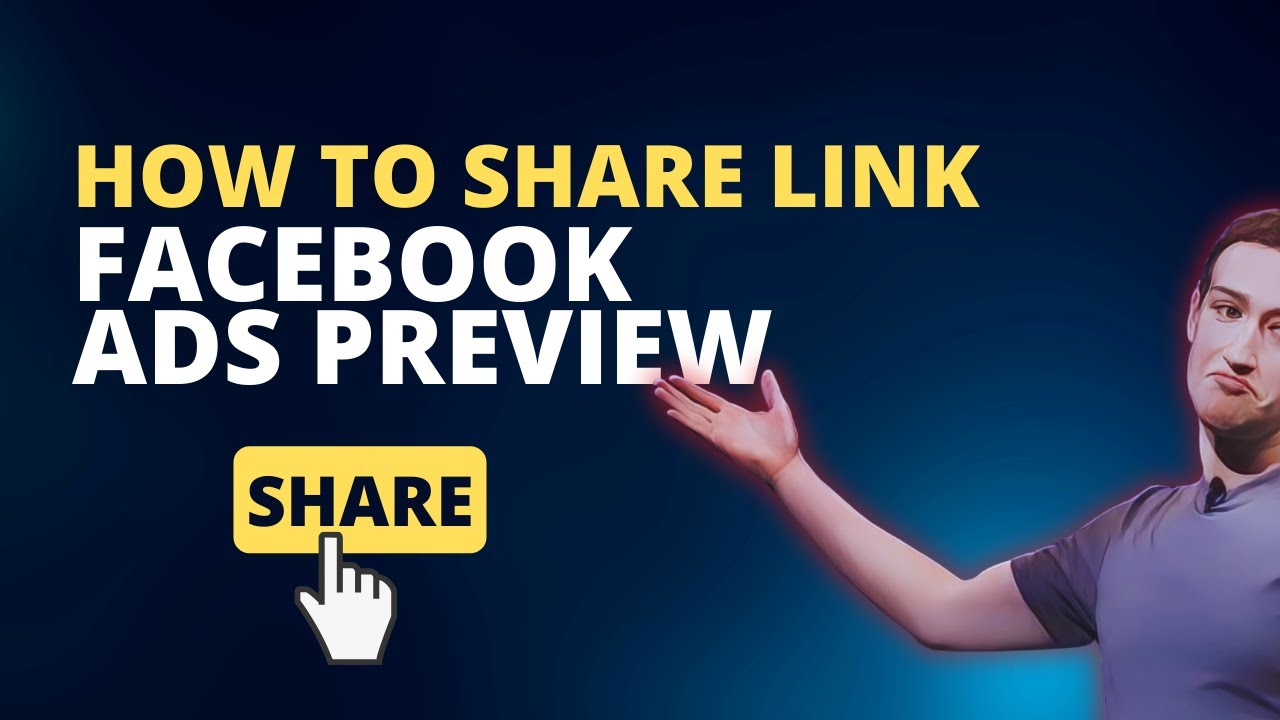 How To Share A Link For FACEBOOK Ads Preview | Easy Meta - YouTube