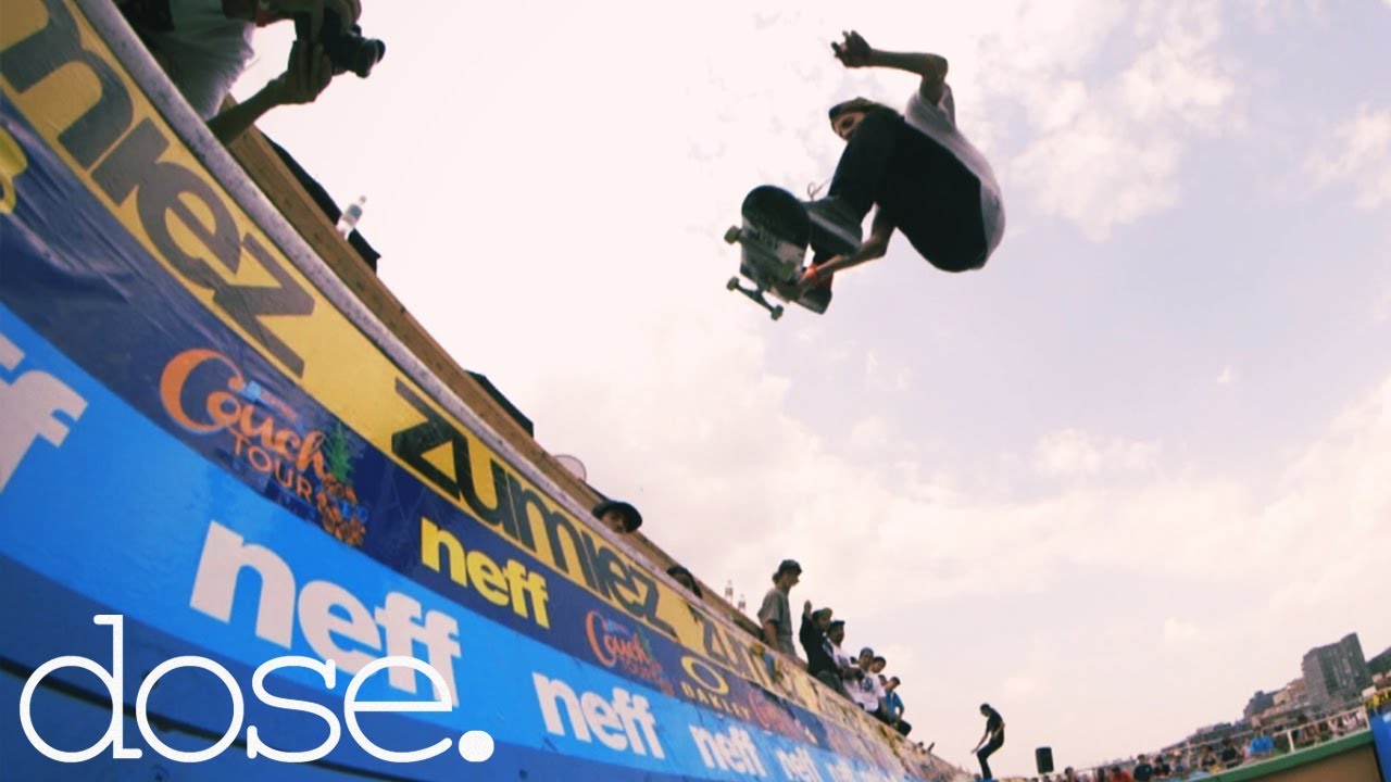 Jaws, Leo Romero & the Neff Skate Team @ Zumiez Couch Tour NYC - YouTube