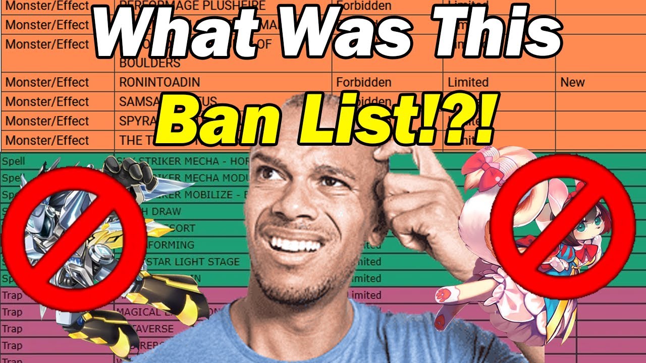 The October 2022 Ban List Is Disappointing - YouTube
