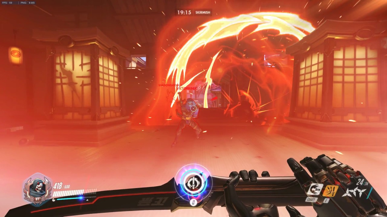 Sports day with Genji's Deflect!!! - Overwatch - YouTube