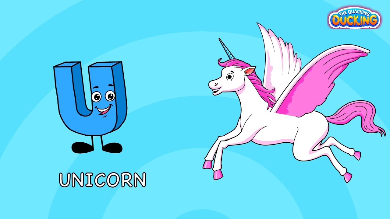 U For Unicorn - ABC Alphabet Songs with Sounds for Children | Phonics ...