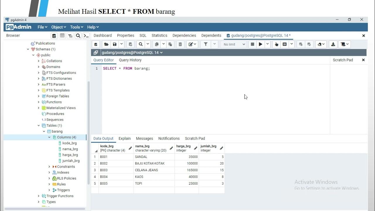 Pemrograman PL/SQL - YouTube