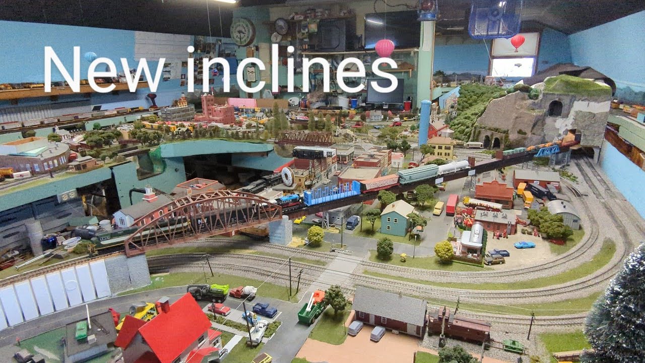HO scale incline update - YouTube