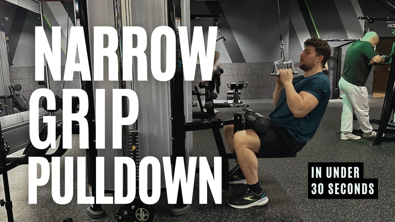 Close Grip Lat Pulldown - Step-by-Step Guide | Level Up Fitness - YouTube