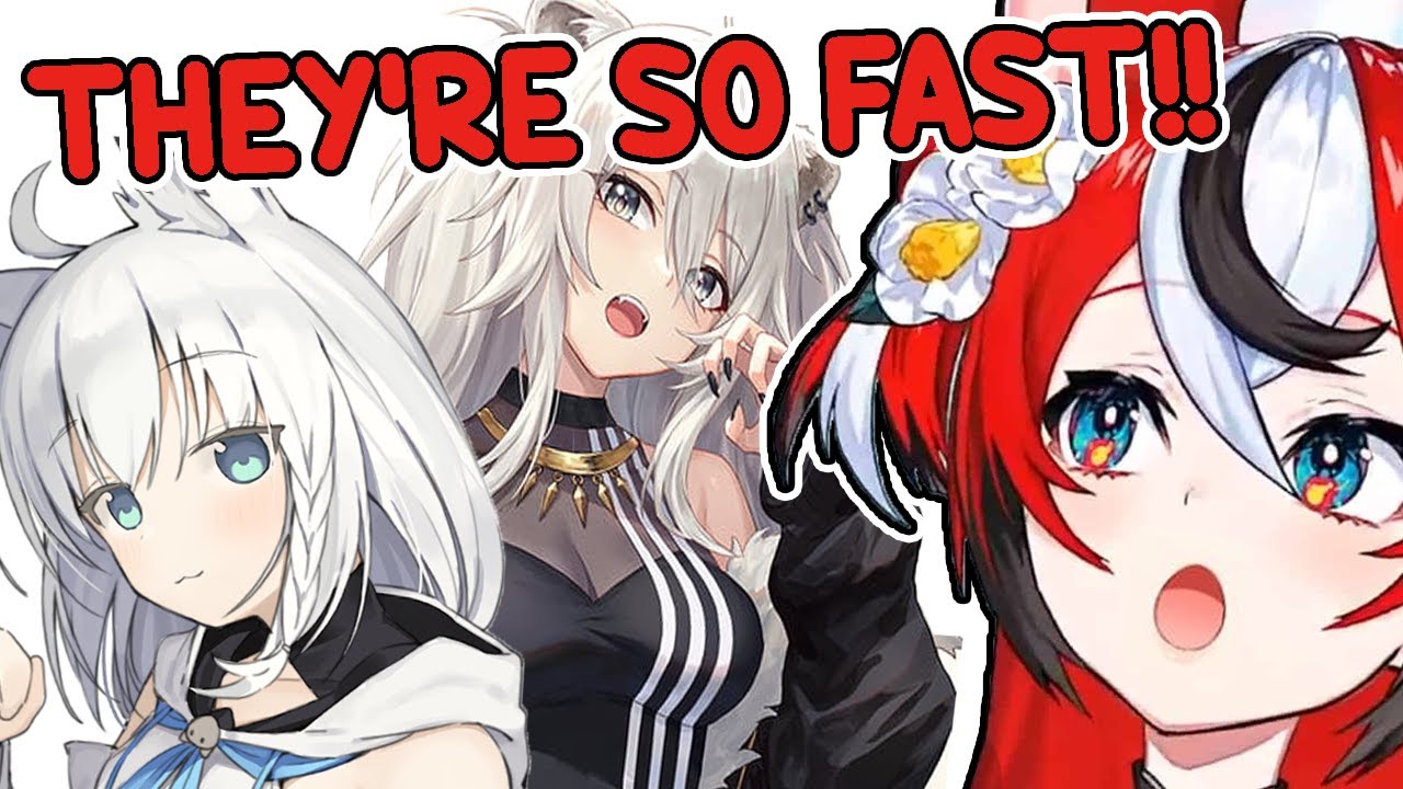 Bae is amaze how 𝑭𝑨𝑺𝑻 Fubuki and Botan are【Hakos Baelz】 - YouTube