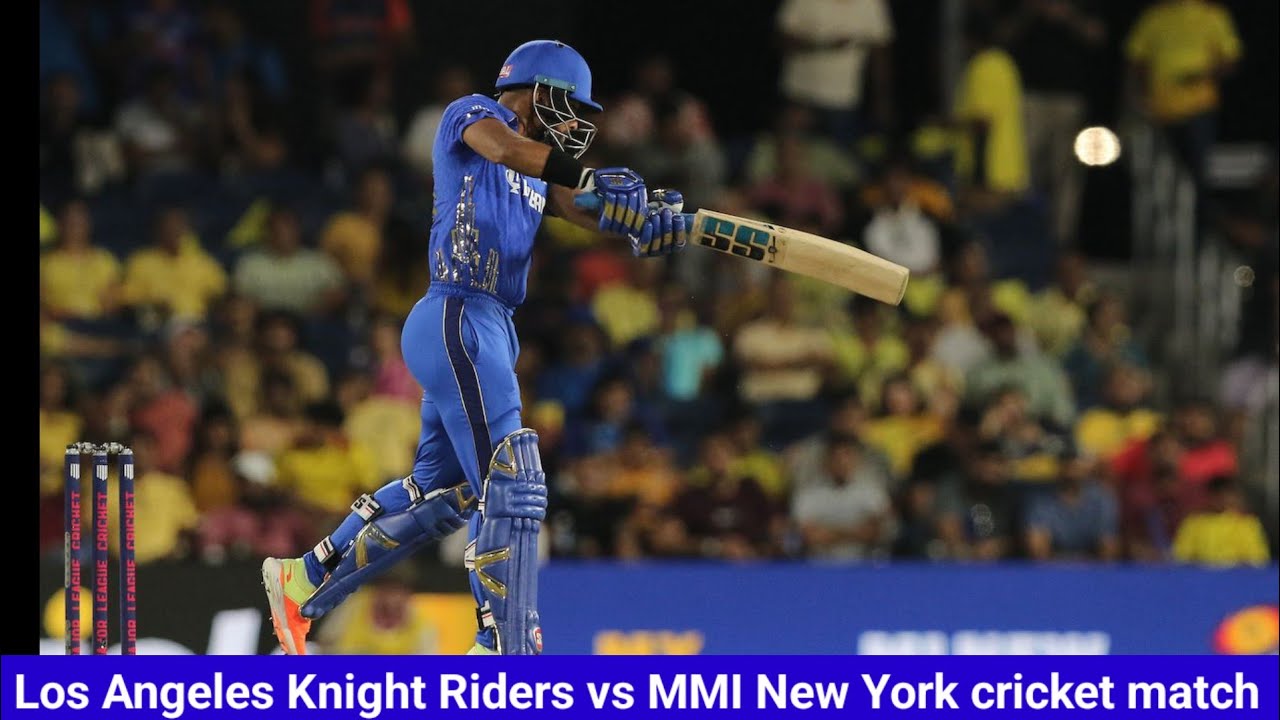 Los Angeles Knight Riders vs MMI New York match protection cricket ...