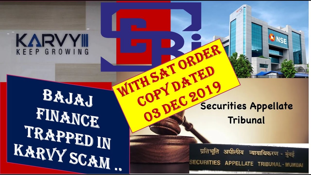 Bajaj Finance । Trapped in । Karvy Scam । Awaiting NSE & SEBI decision ...