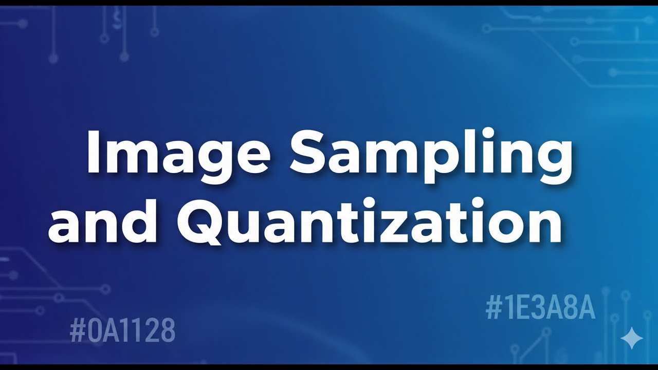 Image Sampling & Quantization Explained | Digital Image Processing ...