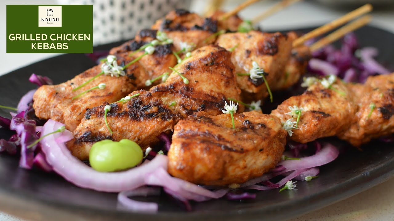 Juicy GRILLED CHICKEN KHEBAB recipe ️Ndudu by Fafa - YouTube