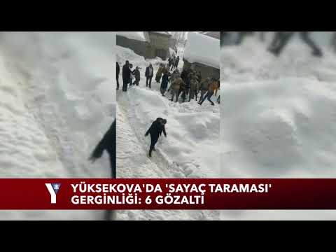 Yüksekova'da VEDAŞ ekibi ile vatandaşlar arasında gerginlik: 6 gözaltı
