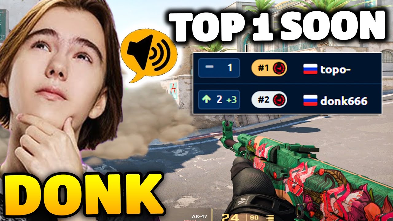 Donk 6 Winning Streak 4373 ELO - 100 more to TOP 1 FACEIT CS2 - YouTube
