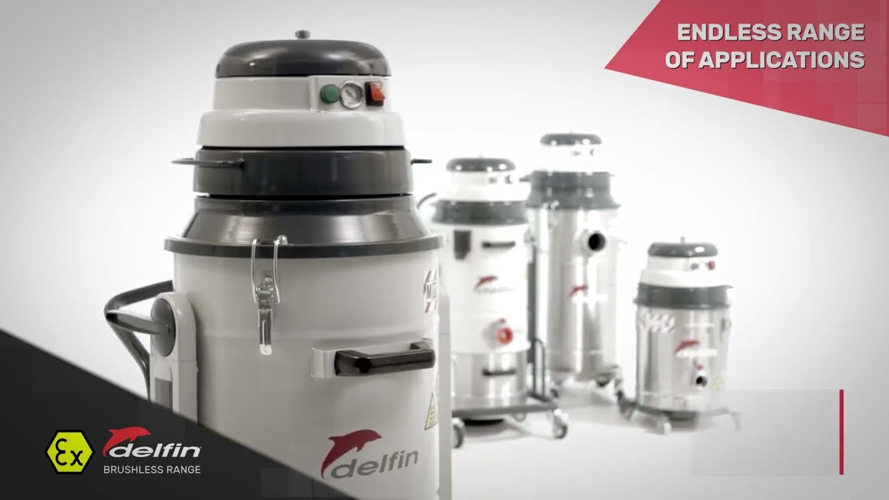 THE ULTIMATE COMPACT ATEX Z22 INDUSTRIAL VACUUM | Delfin 300BL Atex ...