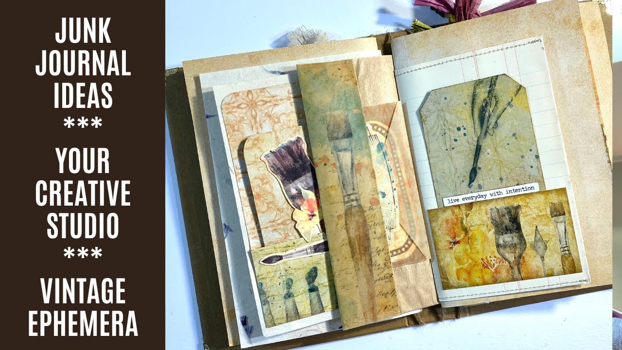 Junk Journal Ideas / Collage / Vintage Ephemera / Your Creative Studio ...