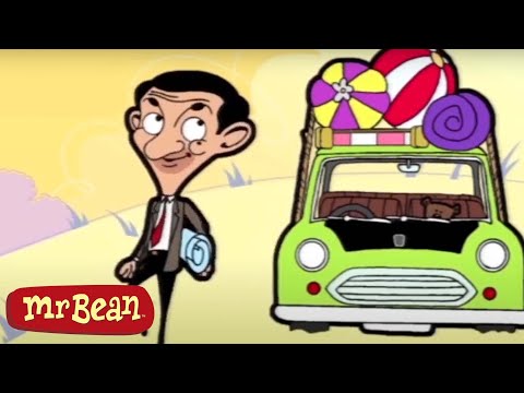 Driving to the BEACH | Mr Bean Animated | Funny Clips | Mr Bean Adventures