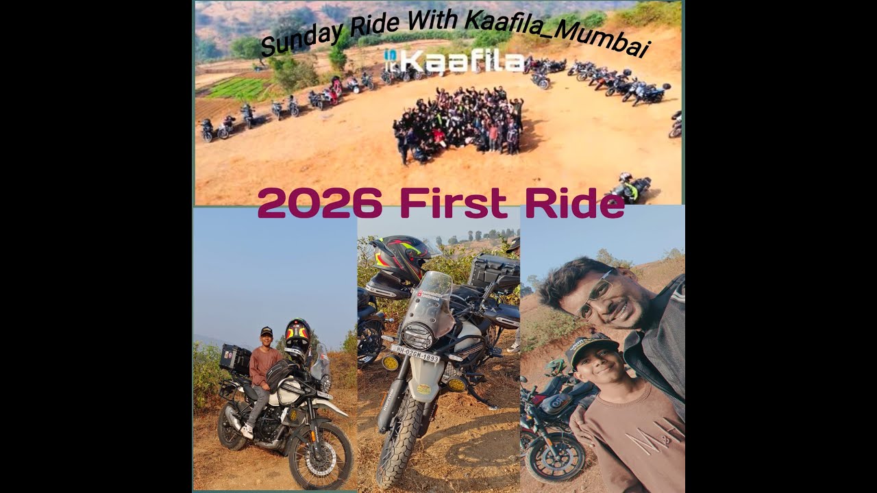 First Ride 2026 | Sunday Ride With Kaafila Mumbai | Kasmal View Point ...