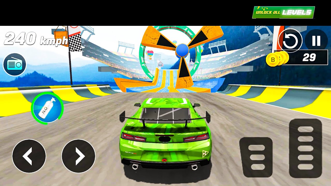 Impossible Stunt Tracks for Cars - Car Stunt Master 3D #3 - Gameplay ...