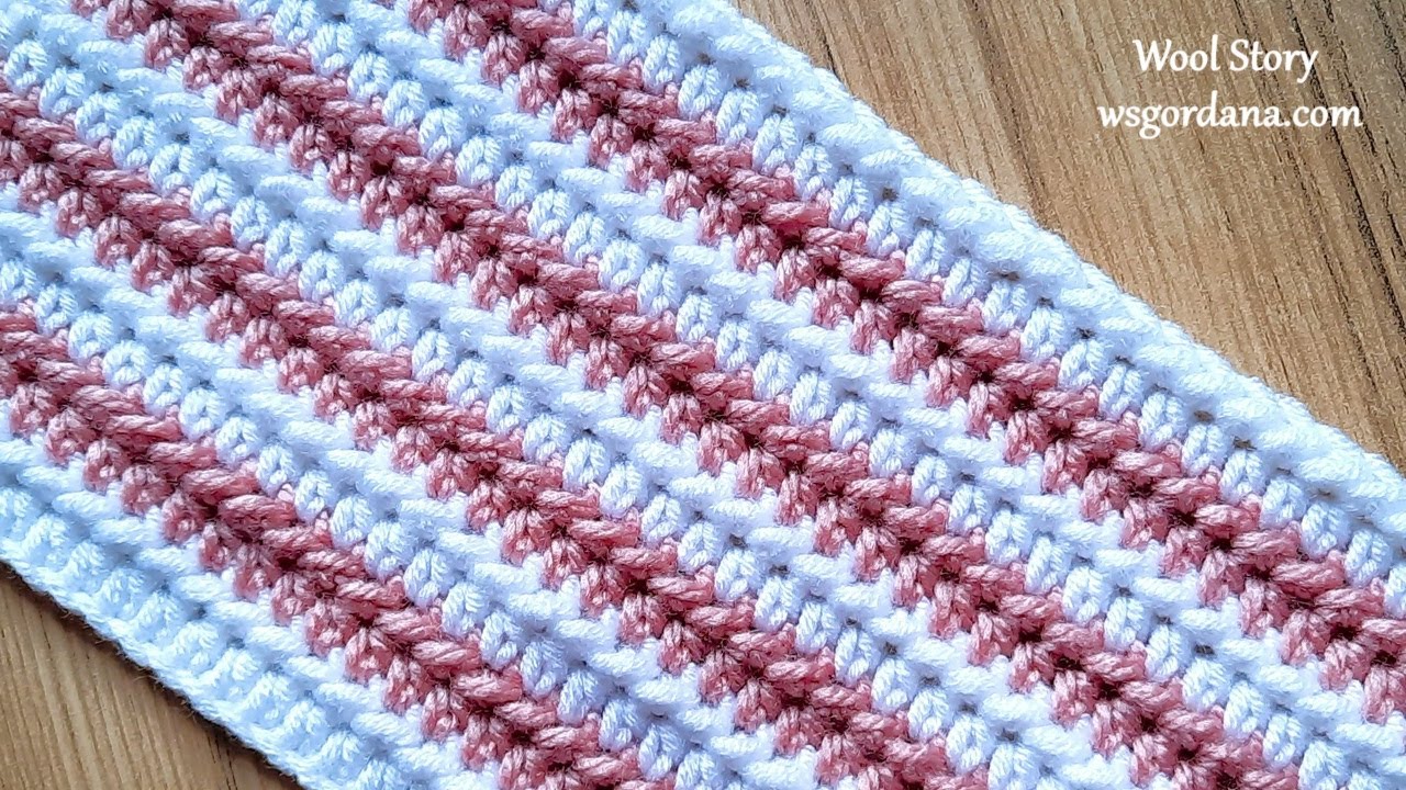 Quick and Easy Beautiful Crochet Stitch Tutorial - Only two rows - YouTube