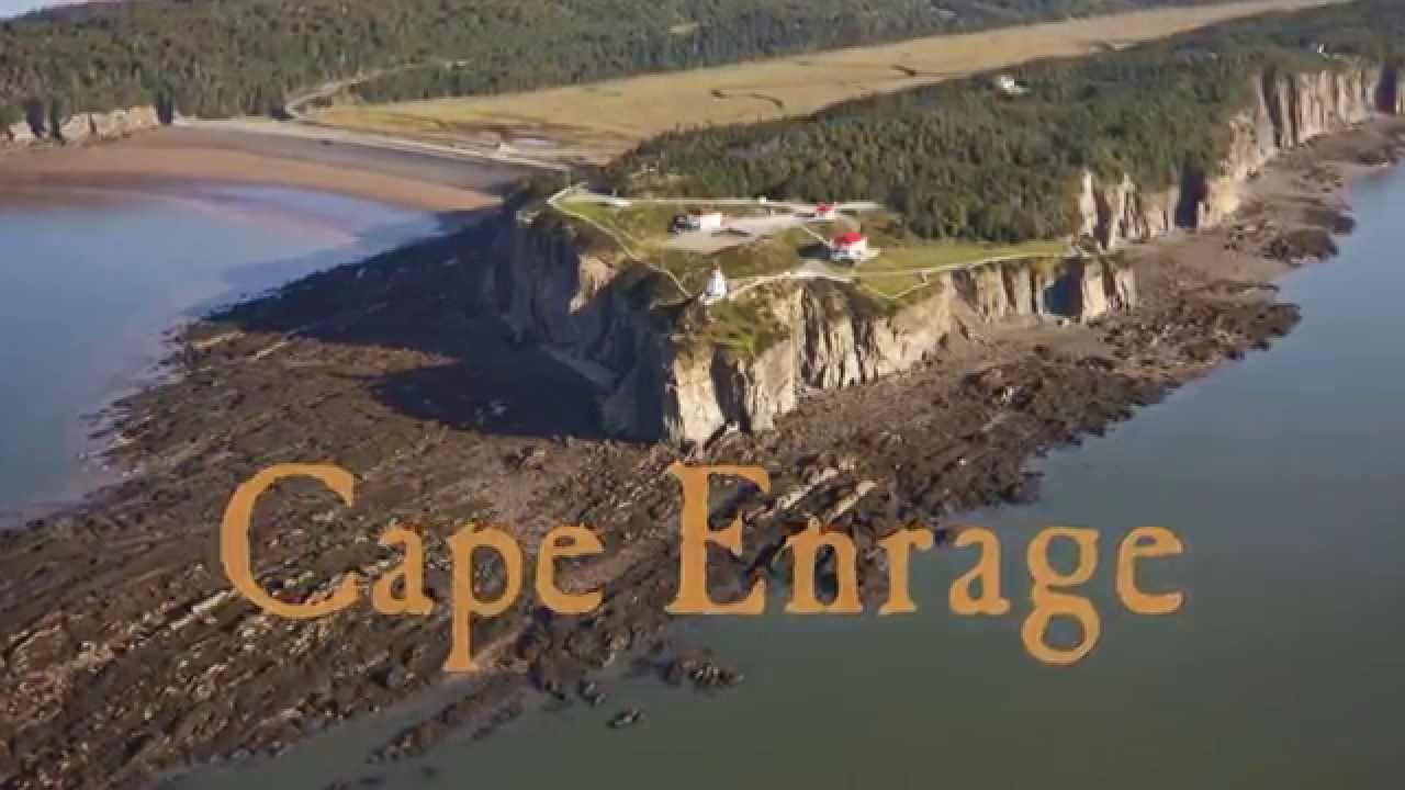 Fly Over Cape Enrage - New Brunswick - Canada - YouTube