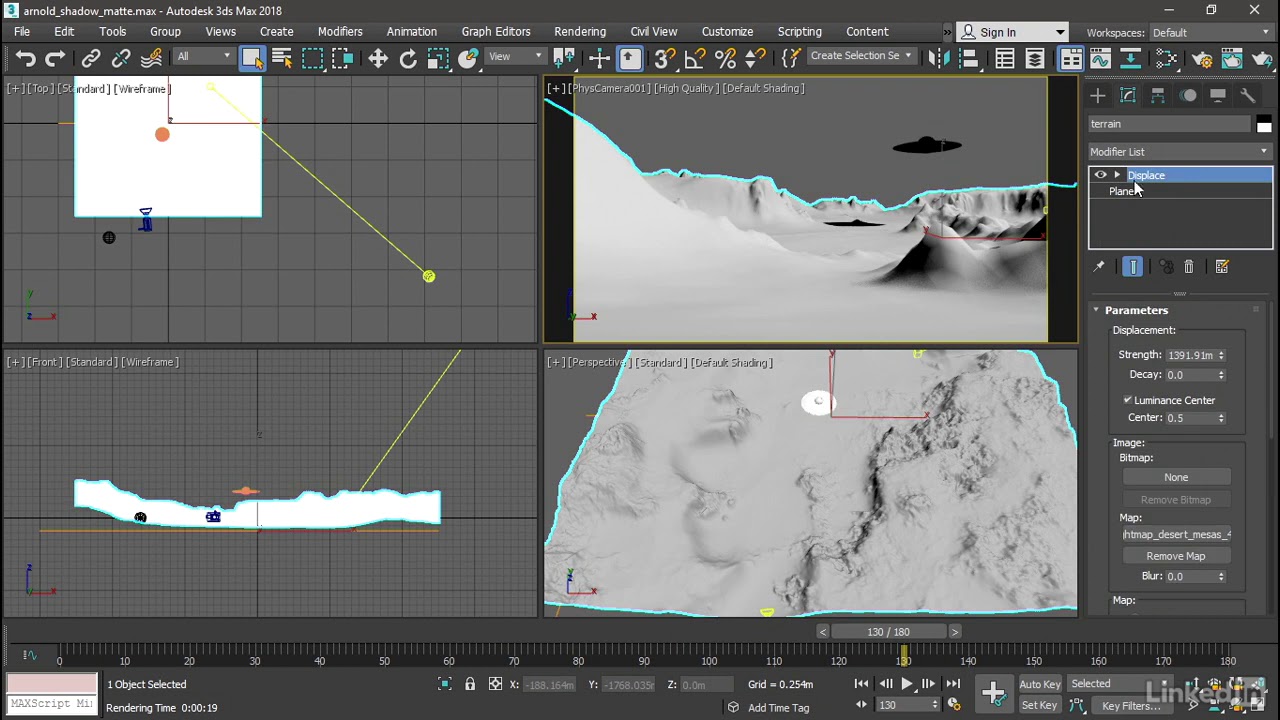 04 Capturing shadows with Arnold Shadow Matte map - YouTube