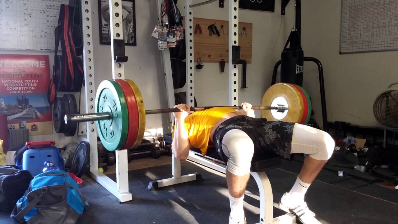 Mitchell Tuveson 120kg BP x7 @ MTHall 4-26-16 - YouTube